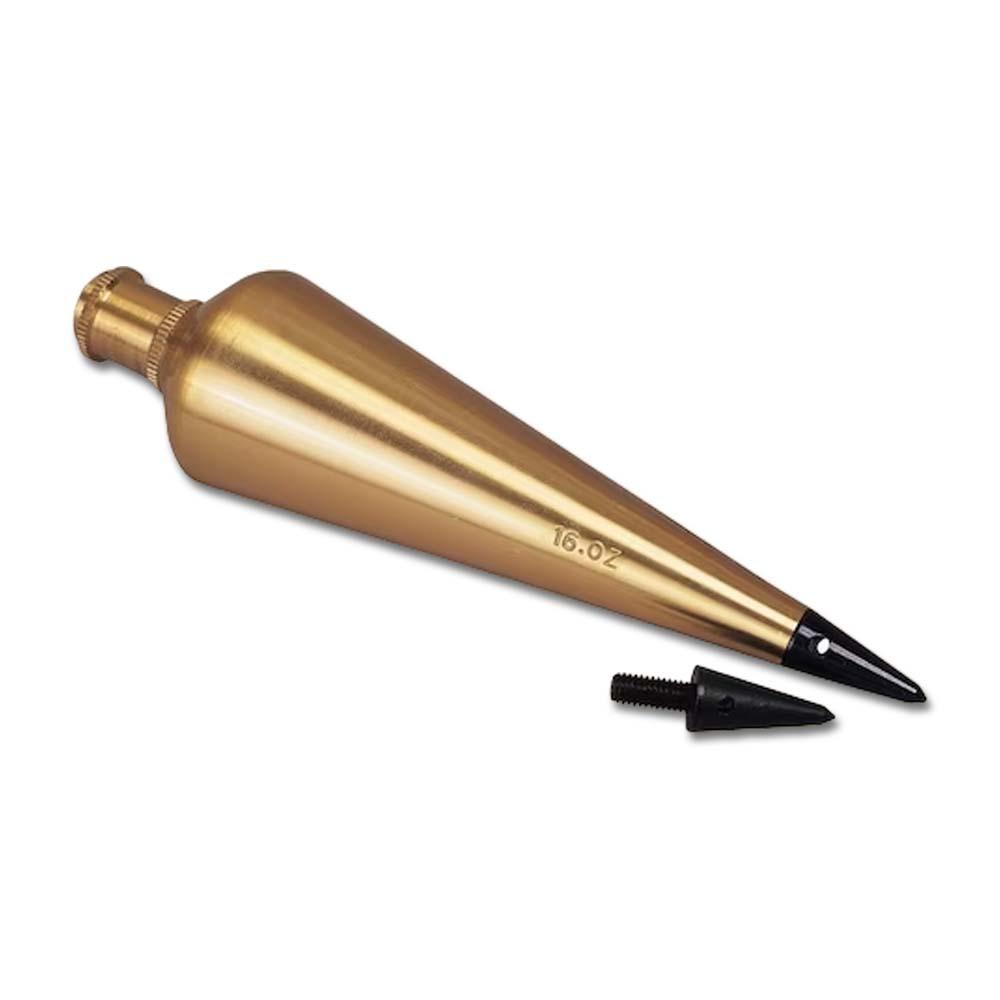 Plumb Bob Remarkable Multi Faceted Brass & Steel Plumb Bob With