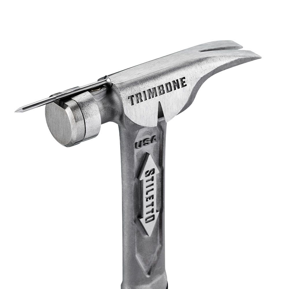 Milwaukee TRMB STILETTO TRIMBONE 10oz Titanium Finish Hammer