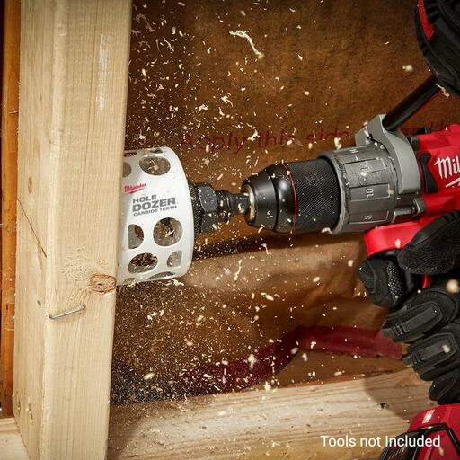 Milwaukee 49560744 108mm 5 1 4 HOLE DOZER Carbide Teeth Bi Metal Hole Saw