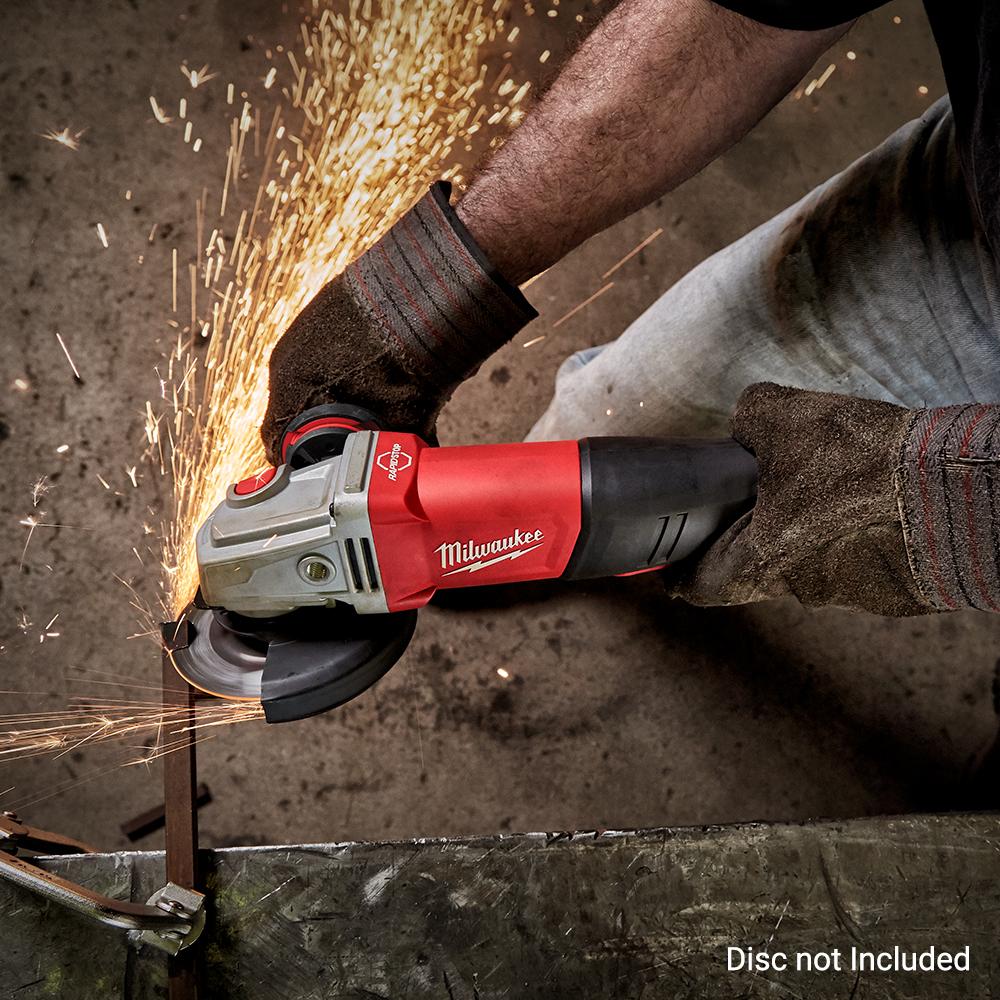 Milwaukee AGV13 125XSPDEB 1250W 125mm 5 Rapid Stop Angle Grinder