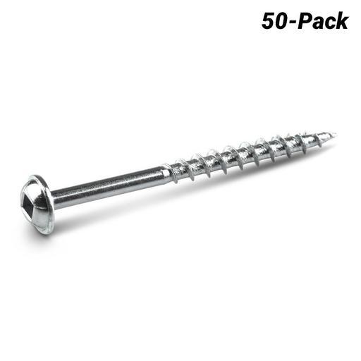 Kreg KR SMLC250B 50 50 Pack 64mm 2 1 2 Coarse Thread Blue Kote Pocket Screws