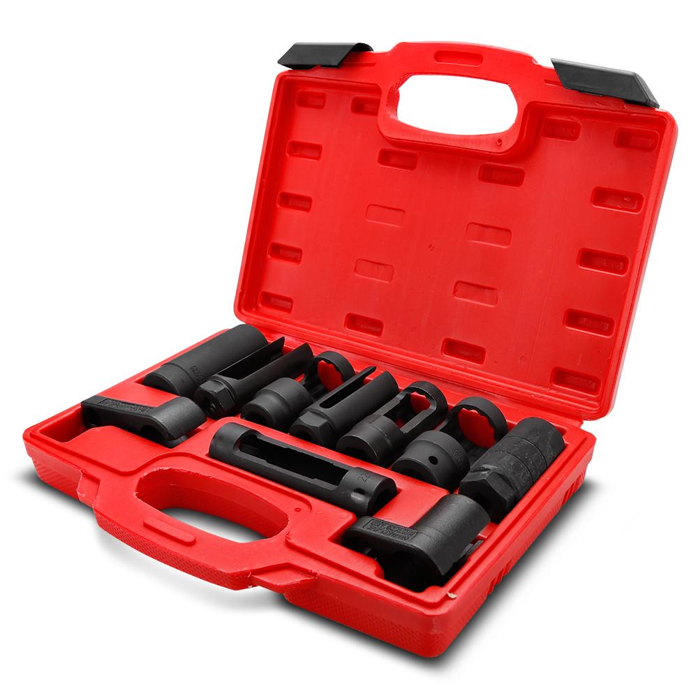 Daytona D10SENS 10pcs 1 2 3 8 Drive Oxygen Sensor Socket Set