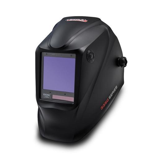 Lincoln Electric K3034 4 LINS169273 3350 4C Black Viking Welding Helmet with Grind Button