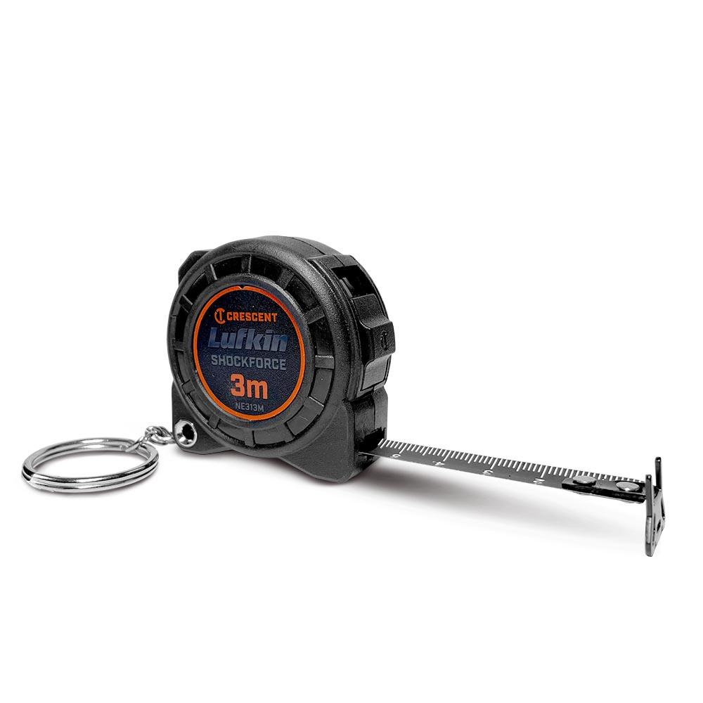 Lufkin NE313M 3M x 13mm Shockforce Nite Eye Keychain Tape Measure