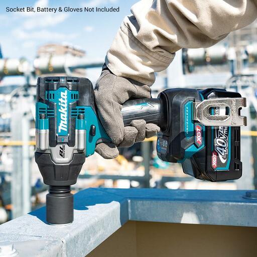 Makita TW008GZ 40V Max Li ion XGT Cordless Brushless 1 2 Mid Torque Pin Detent Impact Wrench Skin Only